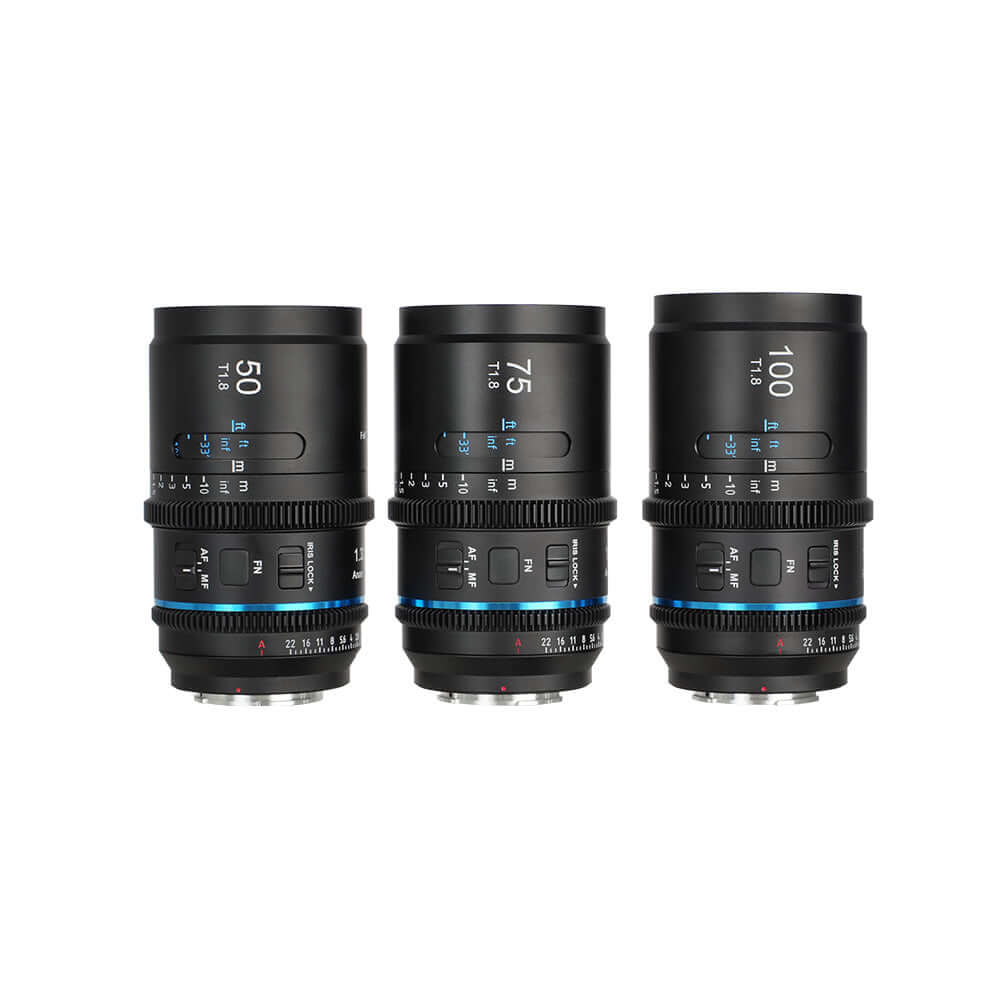 SIRUI Astra 50/75/100mm T1.8 1.33x Full-Frame Autofocus Anamorphic Cin ...