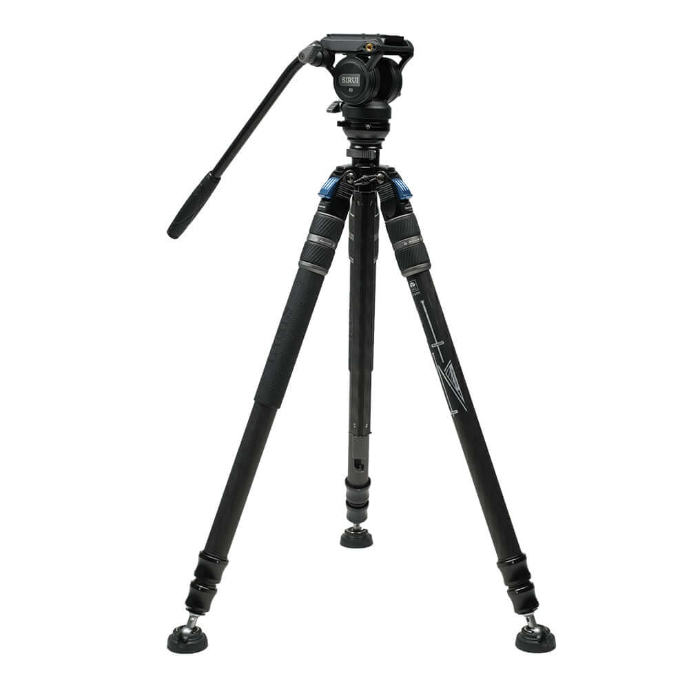 SIRUI SVS60 Rapid System One-Step Height Adjustment Video Tripod Kit ...